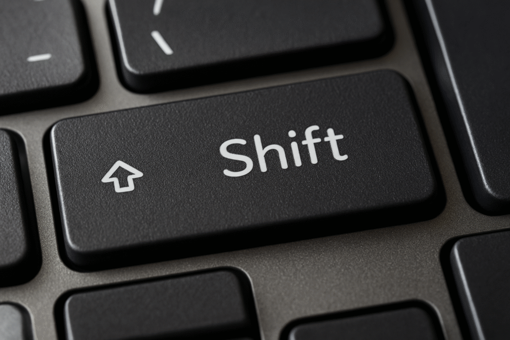 Tecla SHIFT en LAPTOP y PC: FUNCIONES ESENCIALES